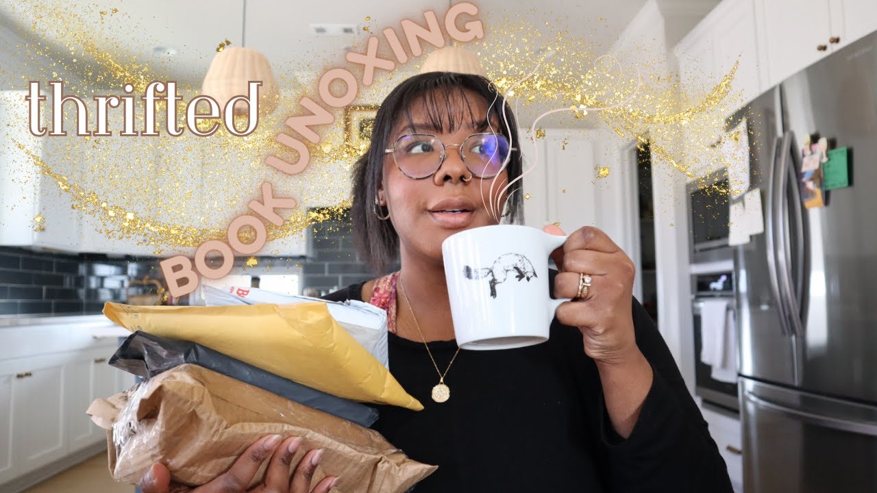 Thrifted Book Haul (alibris books unboxing) - YouTube