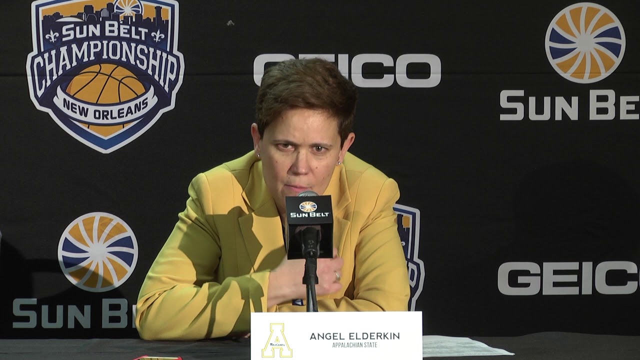 2018 Sun Belt Champ: Women's Game 1 Press Conference - App State Head ...