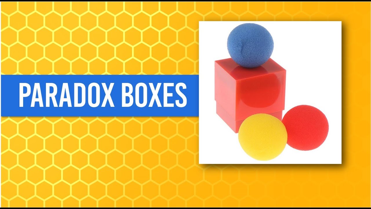 Paradox Boxes Magic Trick Gozinta Sponge Ball - YouTube