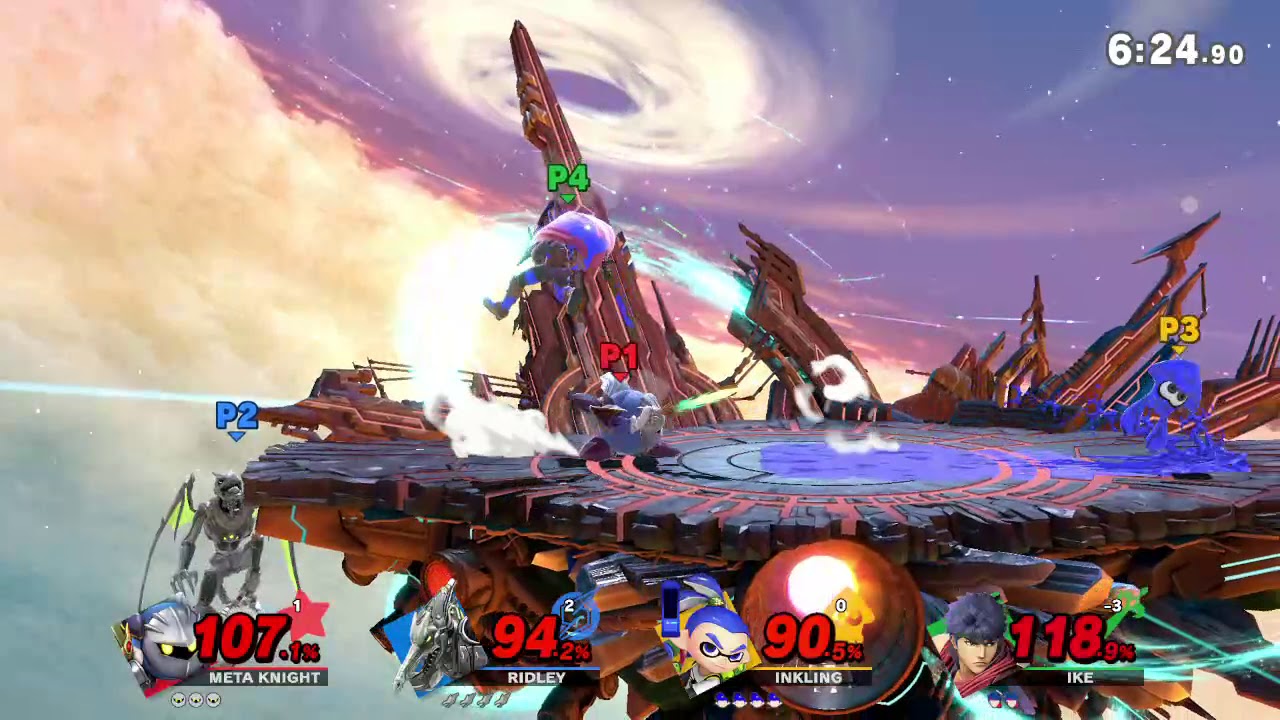 Ectro, Ridley (Vs. **** Meta Knight, **** Inkling, **** Ike), Online ...