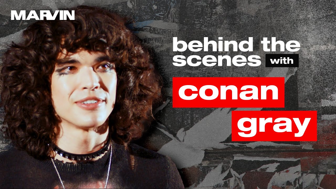 Go behind the scenes of @ConanGray's @MARVINthebrand cover shoot - YouTube