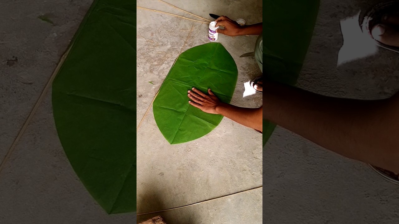just steps guide to make easily home made tukal patang#shortfeed - YouTube