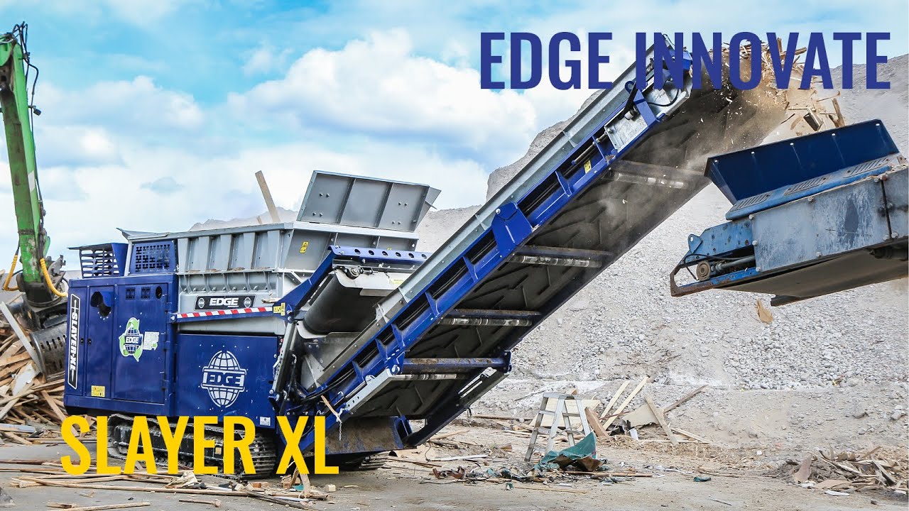 EDGE Slayer XL Twin Shaft Waste Shredder - YouTube