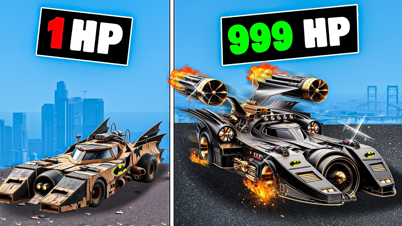 Upgrading to the FASTEST Batmobile ever in GTA 5 - YouTube
