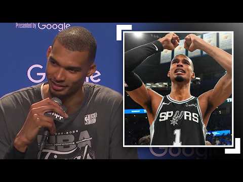 Victor Wembanyama Speaks After The Spurs EPIC Game 7 Win At OKC!