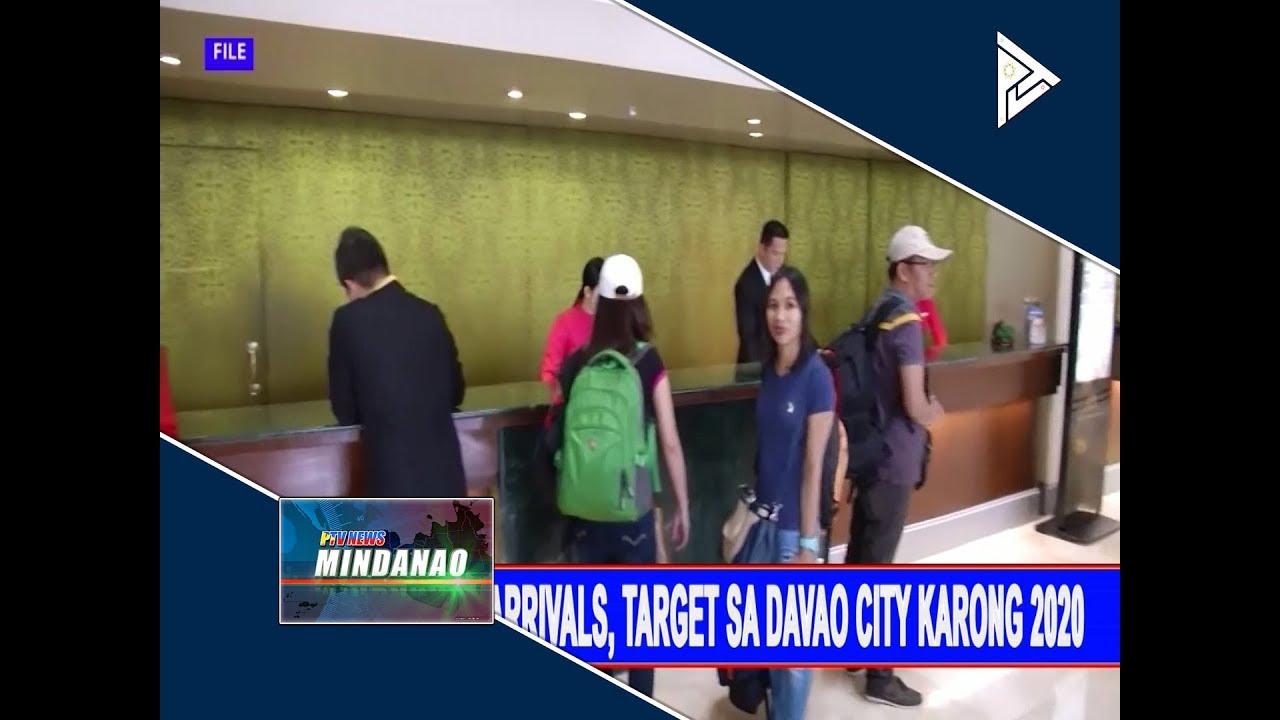3-M tourist arrivals, target sa Davao City karong 2020 - YouTube