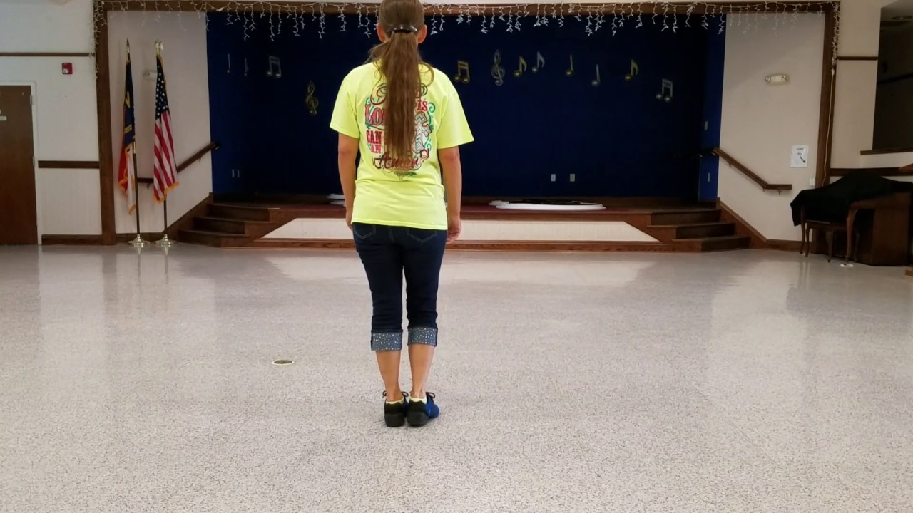 A Little Bit Lit line dance, demo with music - YouTube