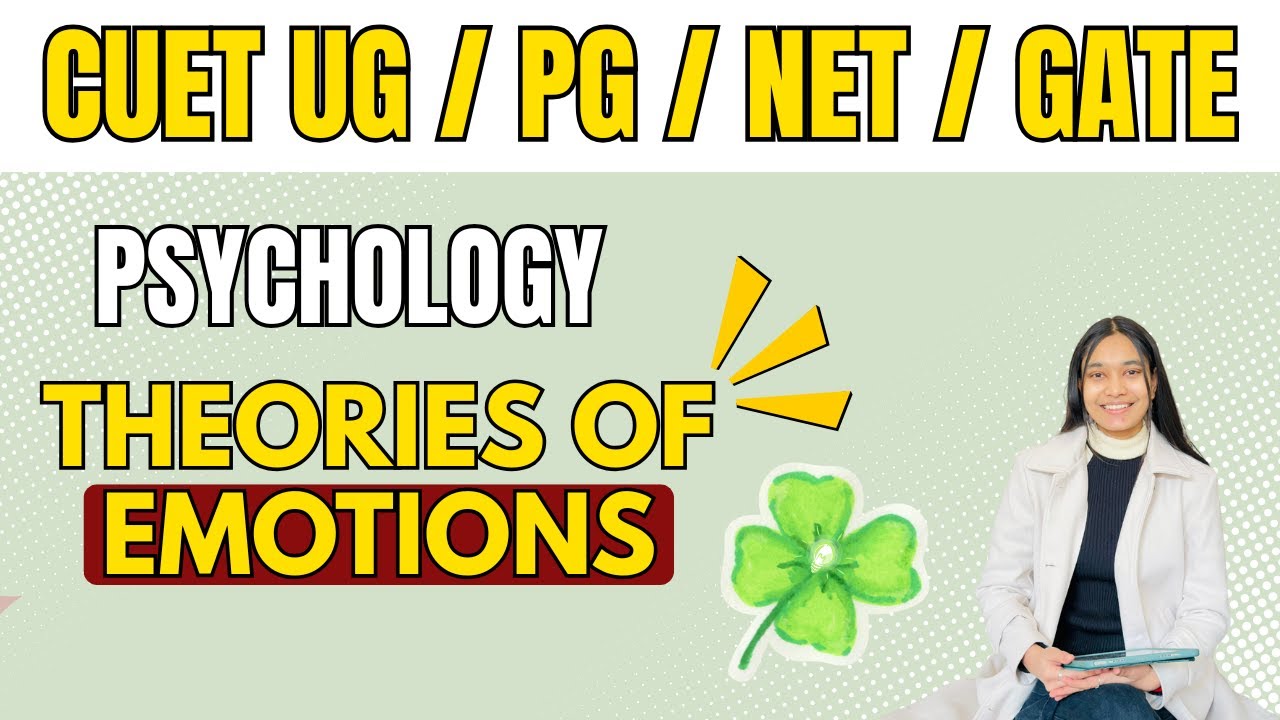 All Theories of Emotion Explained | CUET, NET, GATE Psychology - YouTube