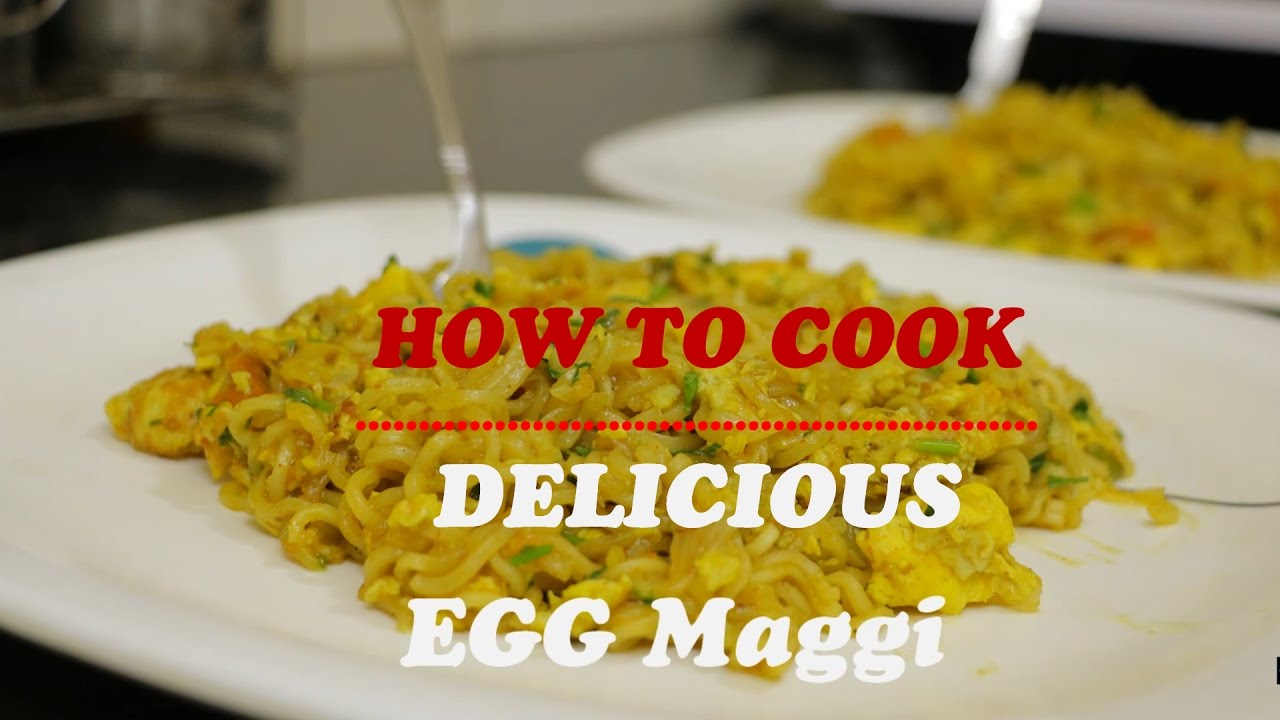 How to make Egg Maggi at home ||maggi twist || Turmeric Twist - YouTube
