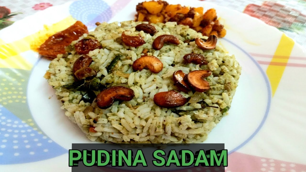 Tasty Pudina sadam | pudina sadam recipe in tamil | Easy sadam recipe ...