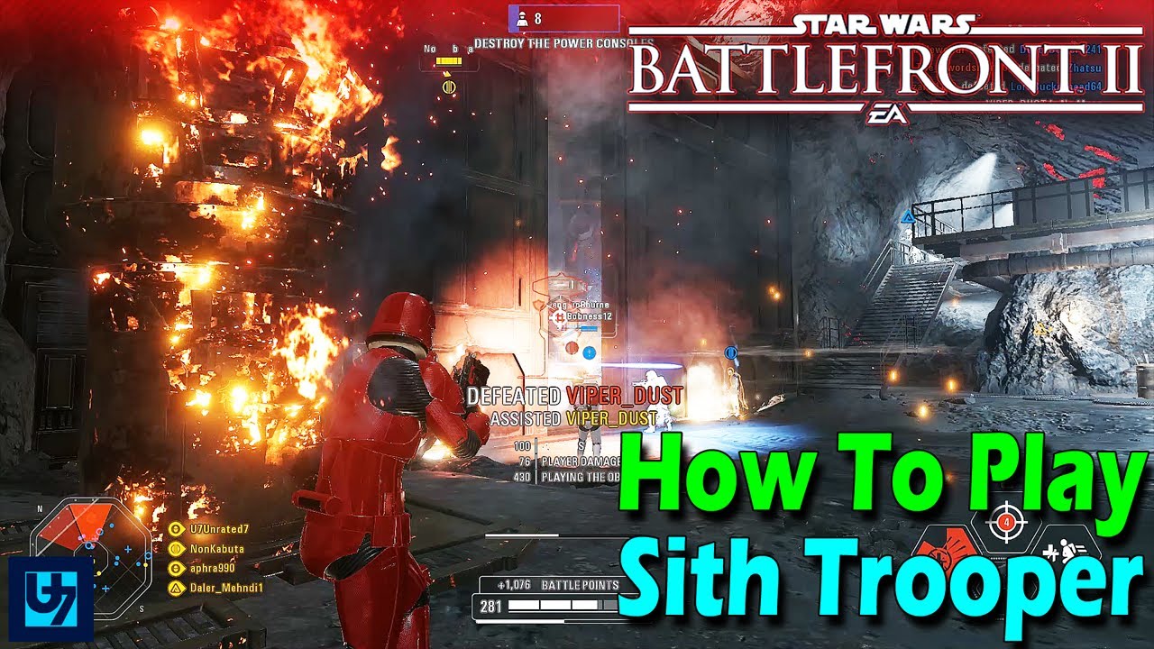 How To Play Sith Trooper (Infiltrator Class) Star Wars Battlefront 2 ...