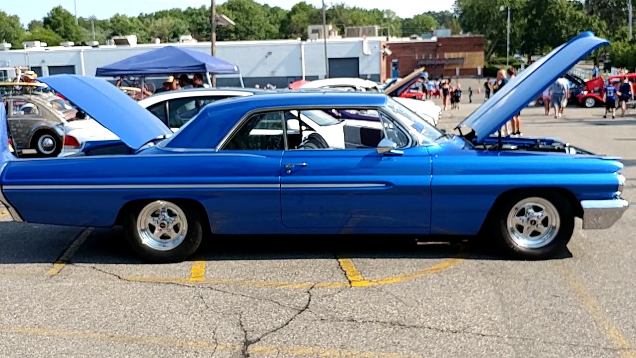 1962 PURPLE HAZE METALLIC SKY BLUE PONTIAC CATALINA 2 DOOR SEDAN - YouTube