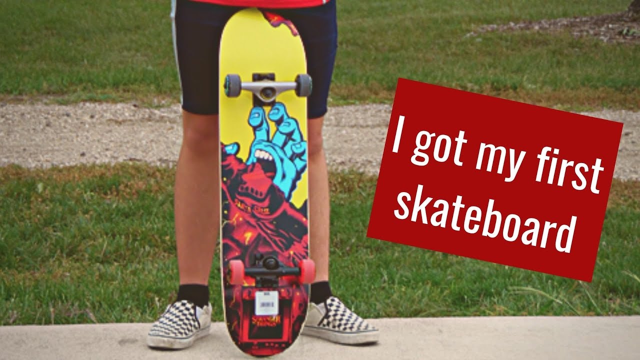 I got my first skateboard (I got a limited-edition board) - YouTube