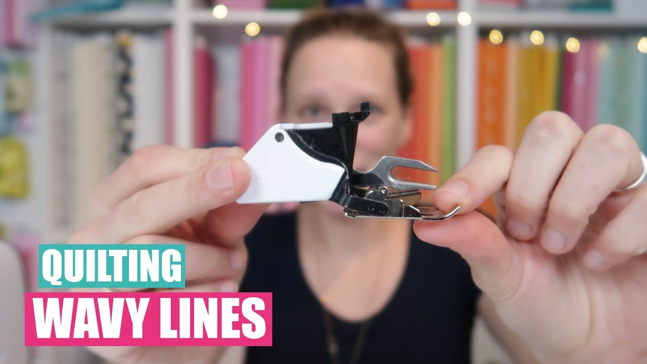 Quilting with 12wt thread and a walking foot - YouTube