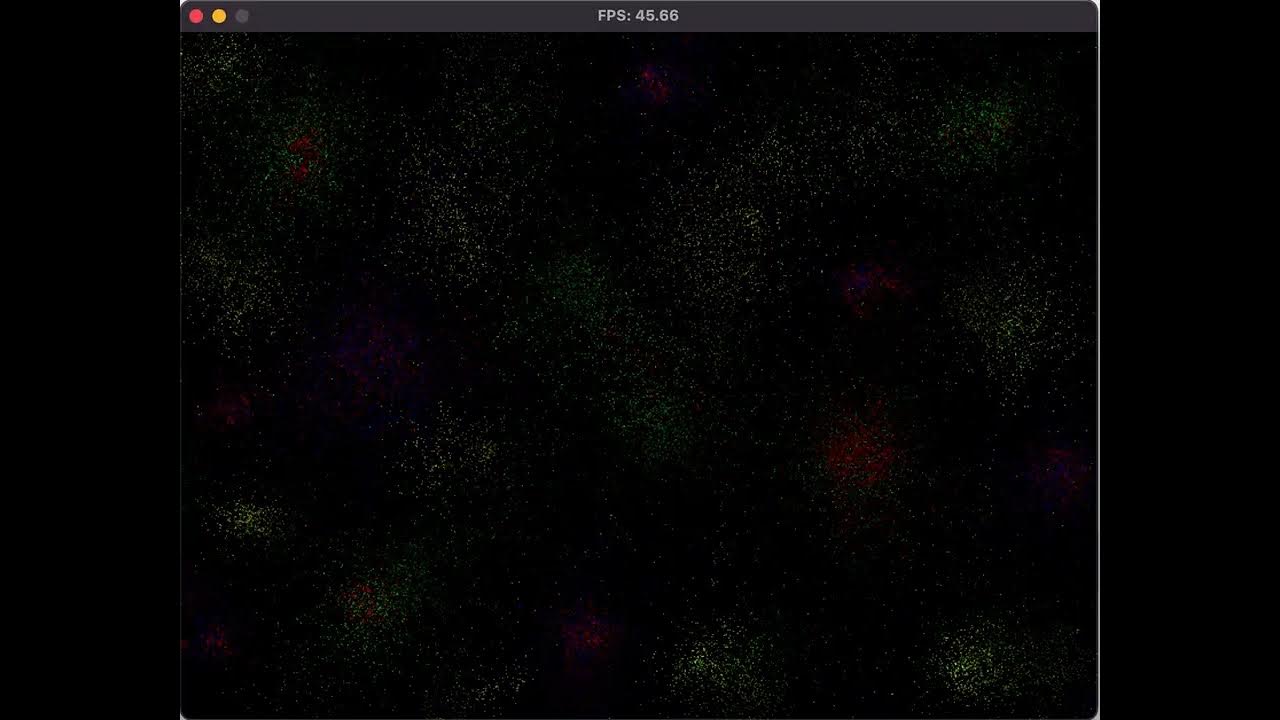Particle Life [PyGame + NumPy + Numba] - YouTube