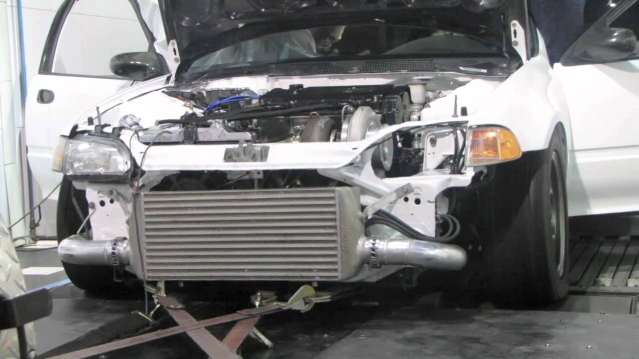 "915whp" Bader Dashti super street drag Civic (Kuwait) - YouTube