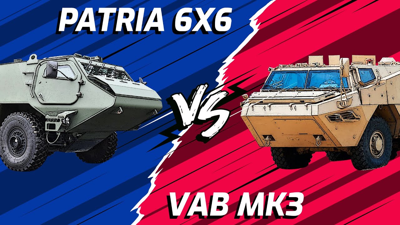 Arquus VAB Mk3 vs Patria 6x6 How Do They Compare? | Military Comparison ...