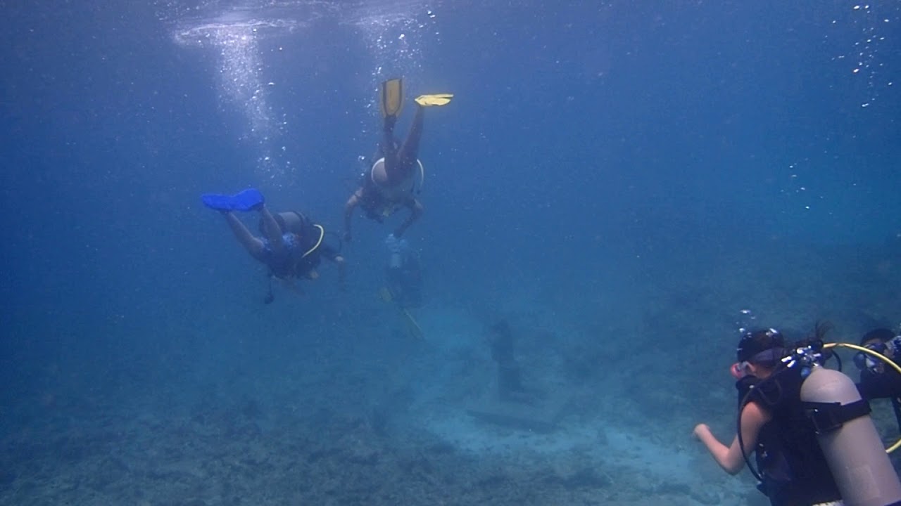 Scuba Diving in Grenada Sculptures - YouTube