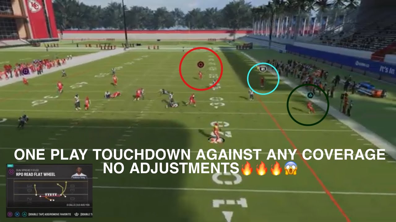 How to score a one play touchdown in Madden 23 against all coverages ...