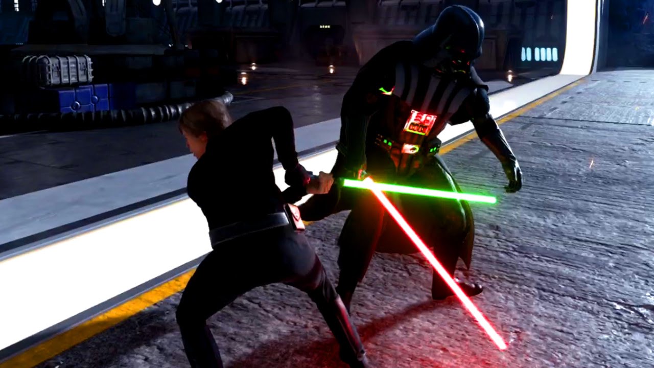Star Wars: Battlefront Darth Vader vs Luke Rematch! Join The Dark Side ...