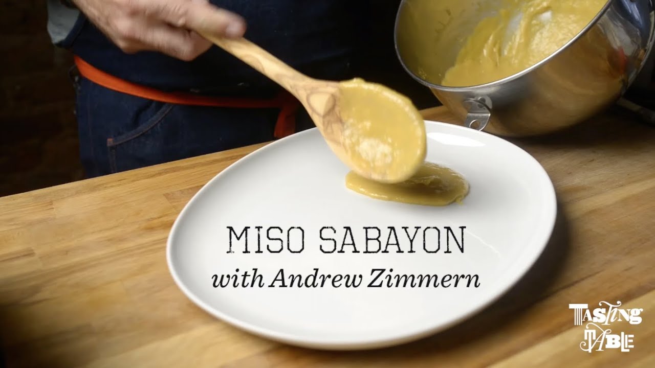 Miso Sabayon with Andrew Zimmern | Cooking | Tasting Table - YouTube
