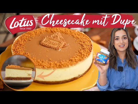 Bisküvi tabanı ile Kaufland / Cheesecake'den Dupes ile Kiki'nin Lotus Cheesecake - basit ve lezzetli