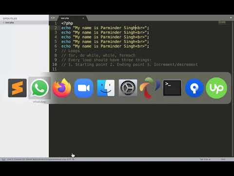 PHP: Lesson 1 | Conditions | Loops - YouTube