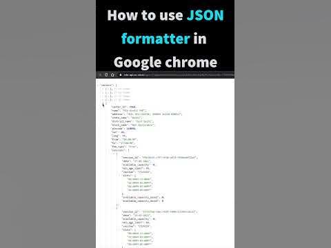How to install and use JSON Formatter in chrome to view JSON data in a ...