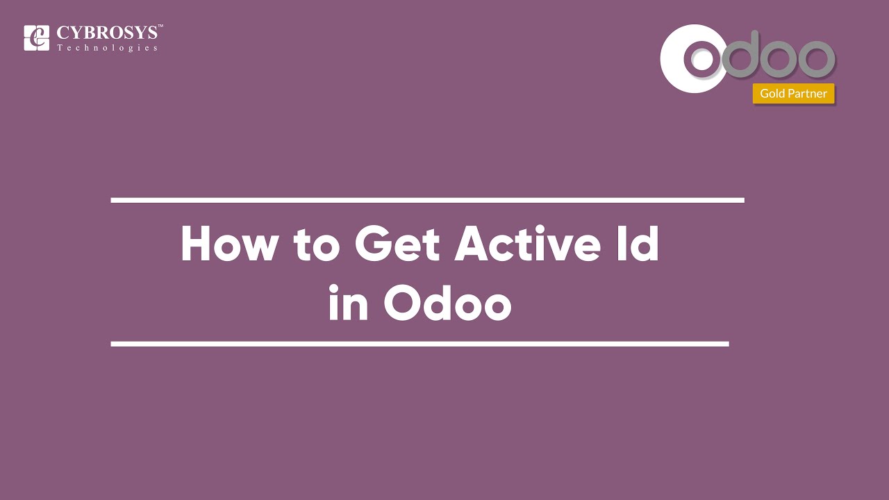 How to Get active_id in Odoo | Use of Active_ID in Odoo Development ...