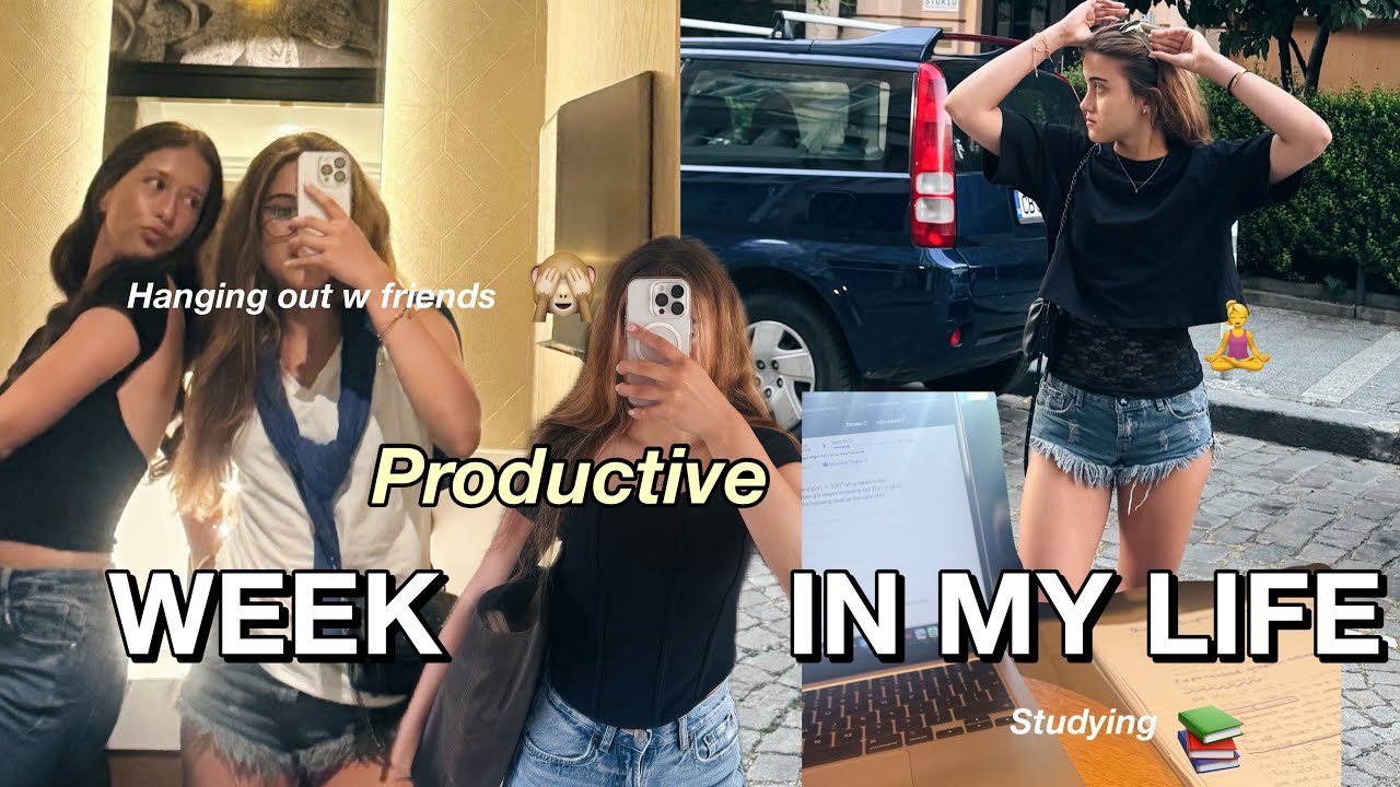 SUMMER WEEK IN MY LIFE|study days, workouts & hangouts🙈💕📚 - YouTube