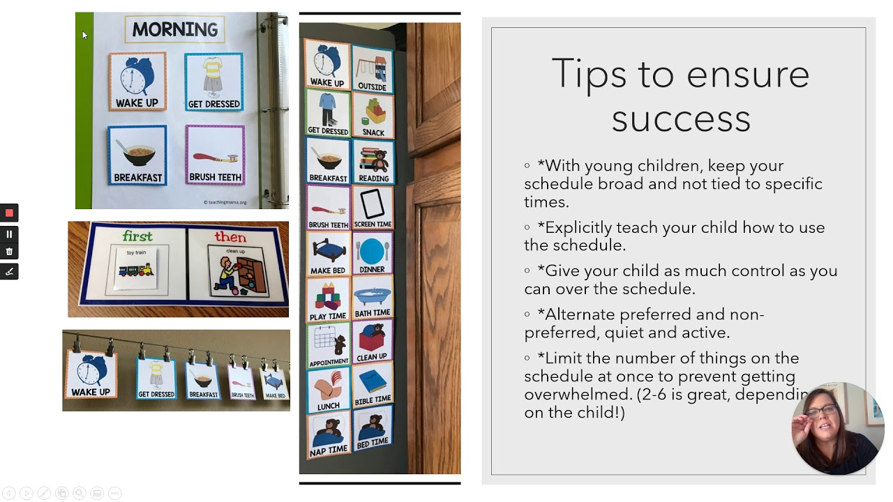 Just for Parents - Visual Schedules for Preschoolers - YouTube