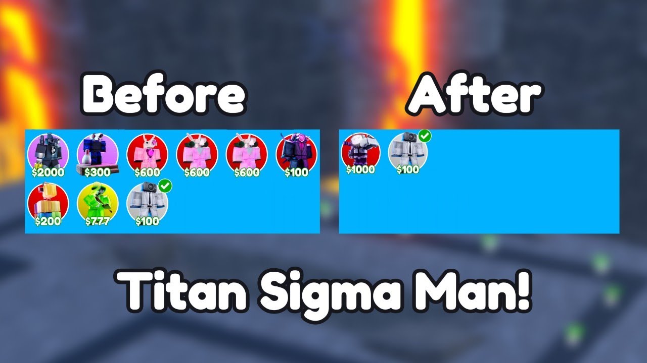 Transforming my Fan's Inventory! (Titan Sigma Man) Toilet Tower Defense ...