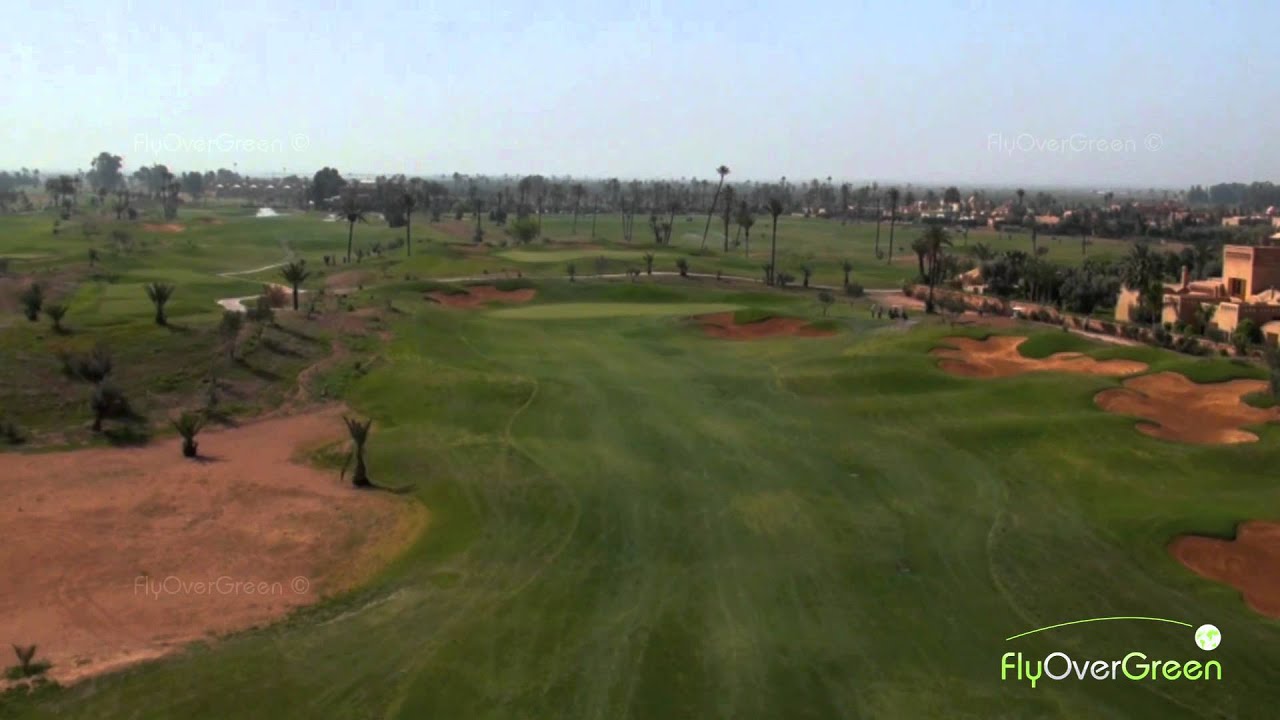 Amelkis Golf Club - drone aerial video - Amelkis-Parcours Rouge - Hole ...
