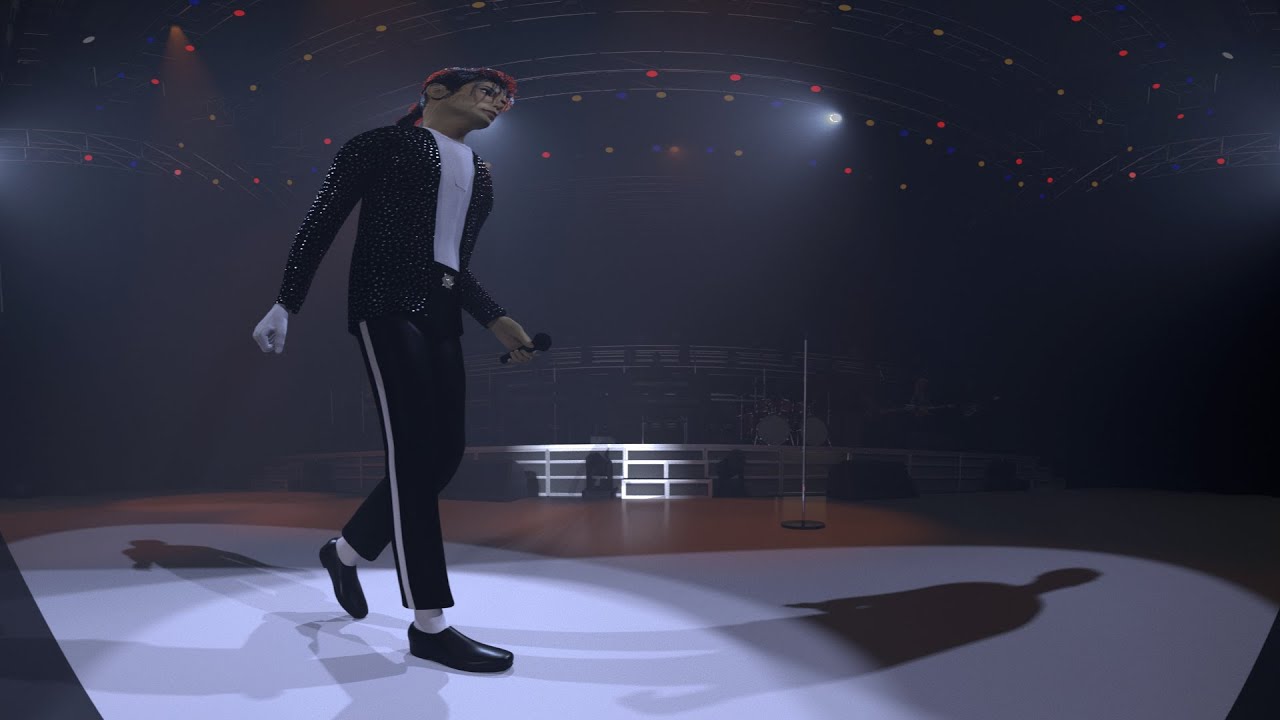 Michael Jackson VR 180° 3D Billie Jean Moonwalk from Animation - YouTube