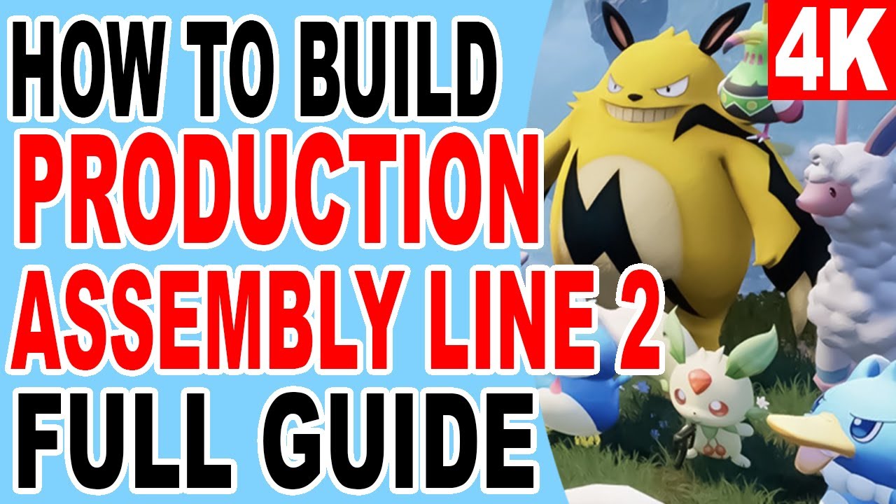How to Build Production Assembly Line 2 - Palworld - YouTube