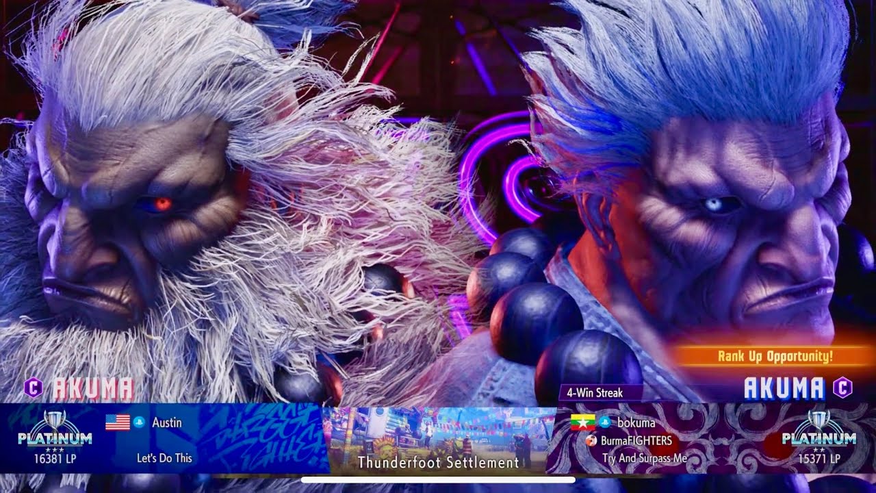 SF6: AKUMA mirror match! - YouTube