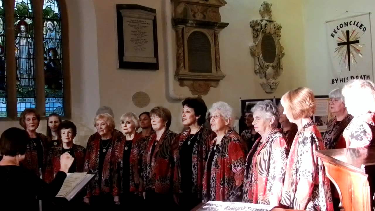 The Barnstaple Ladies Choir Sing Nursery Rhyme at Fremington Church ...