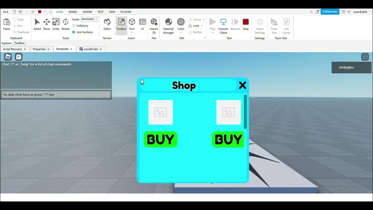 How To Make A shop gui on roblox studio (easy then the other one ...