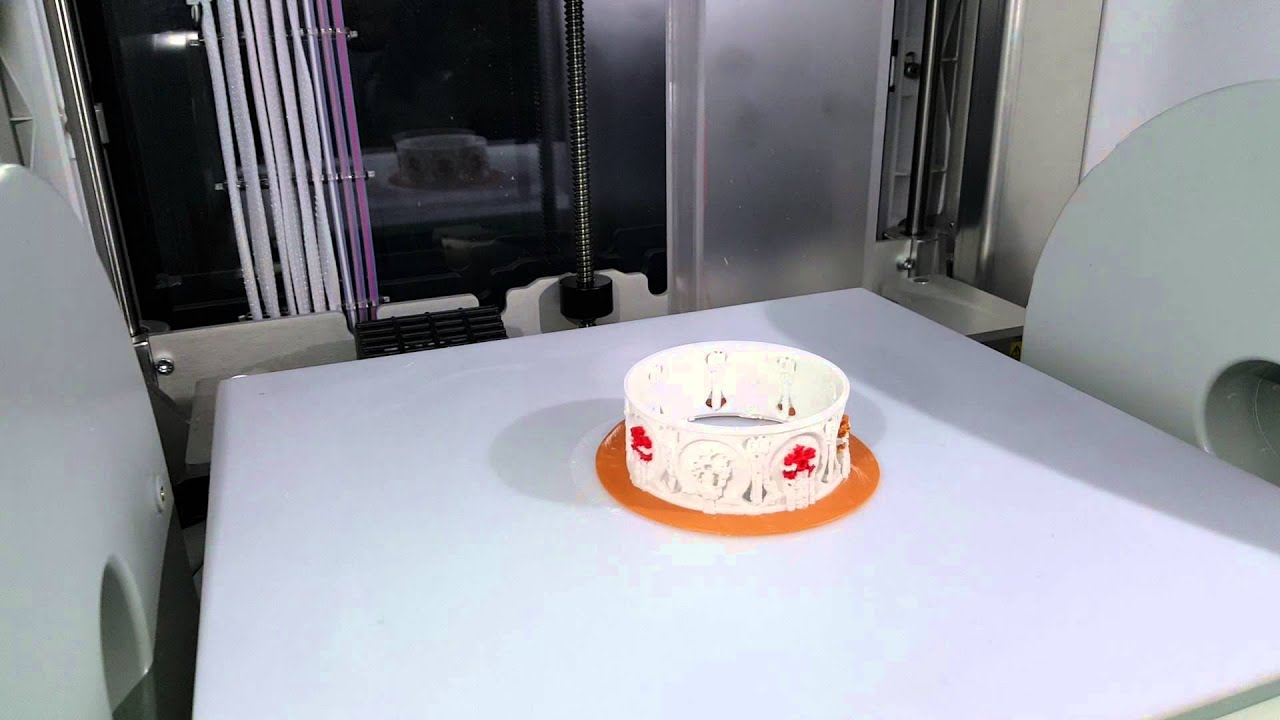 3D Printed Bracelet - Cube Pro Trio - DigiLab Barking - YouTube