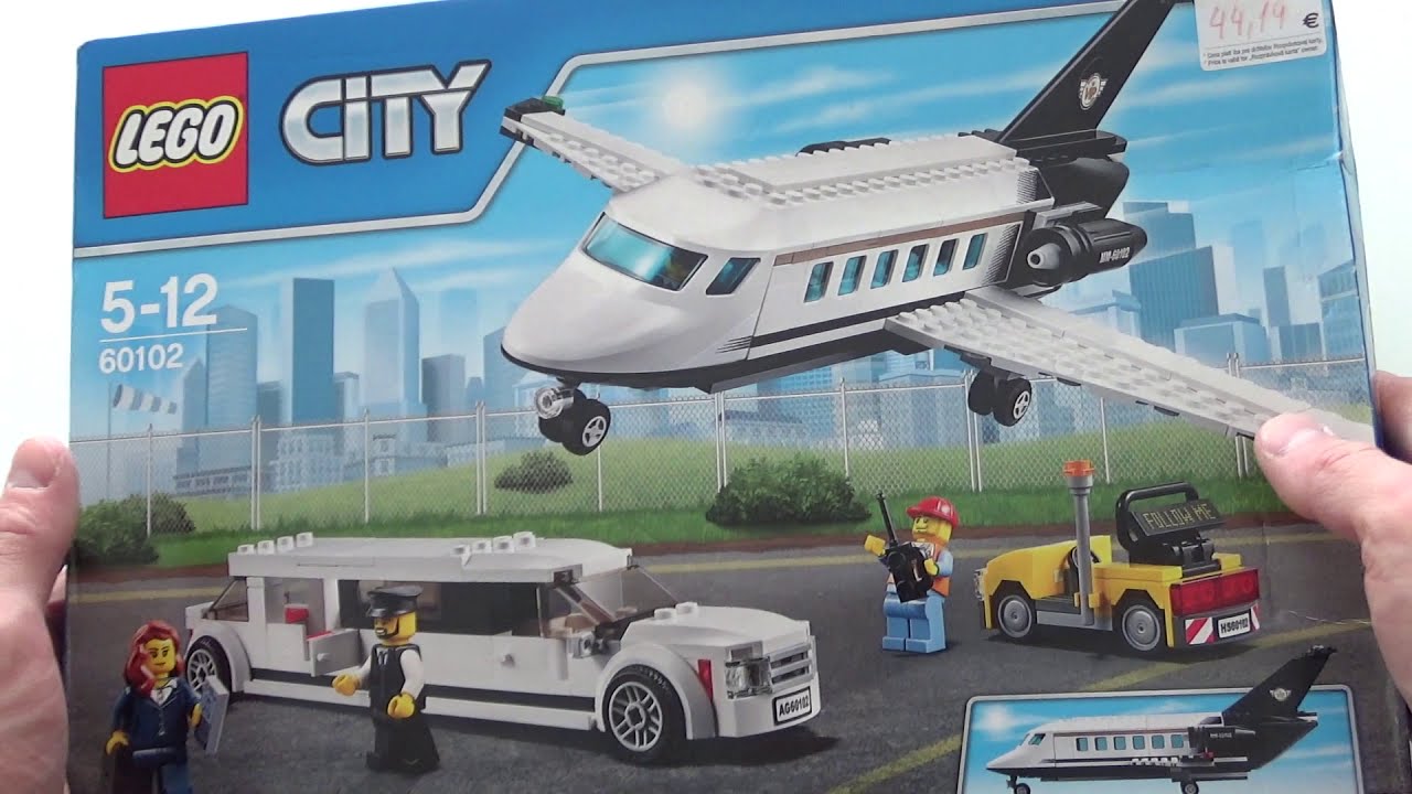 UNBOXING: LEGO CITY 60102 Airport VIP Service / Letisko - VIP servis ...