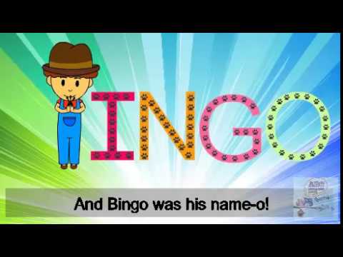 BINGO! Bingo Song! Bingo Song With Lyrics - Nursery Rhymes - YouTube