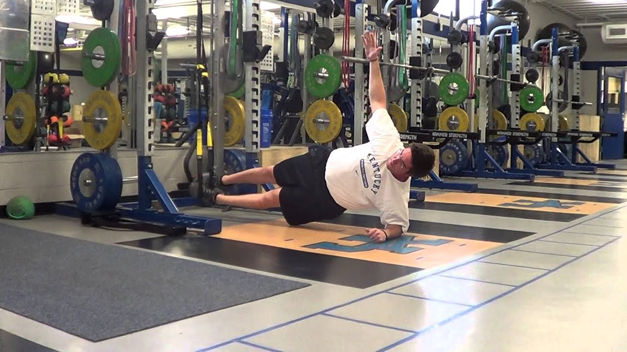 TRX Side Plank Reach Throughs - YouTube