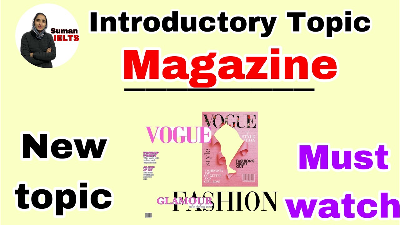 Magazine speaking part 1 | intro questions on magazine #sumanielts# ...