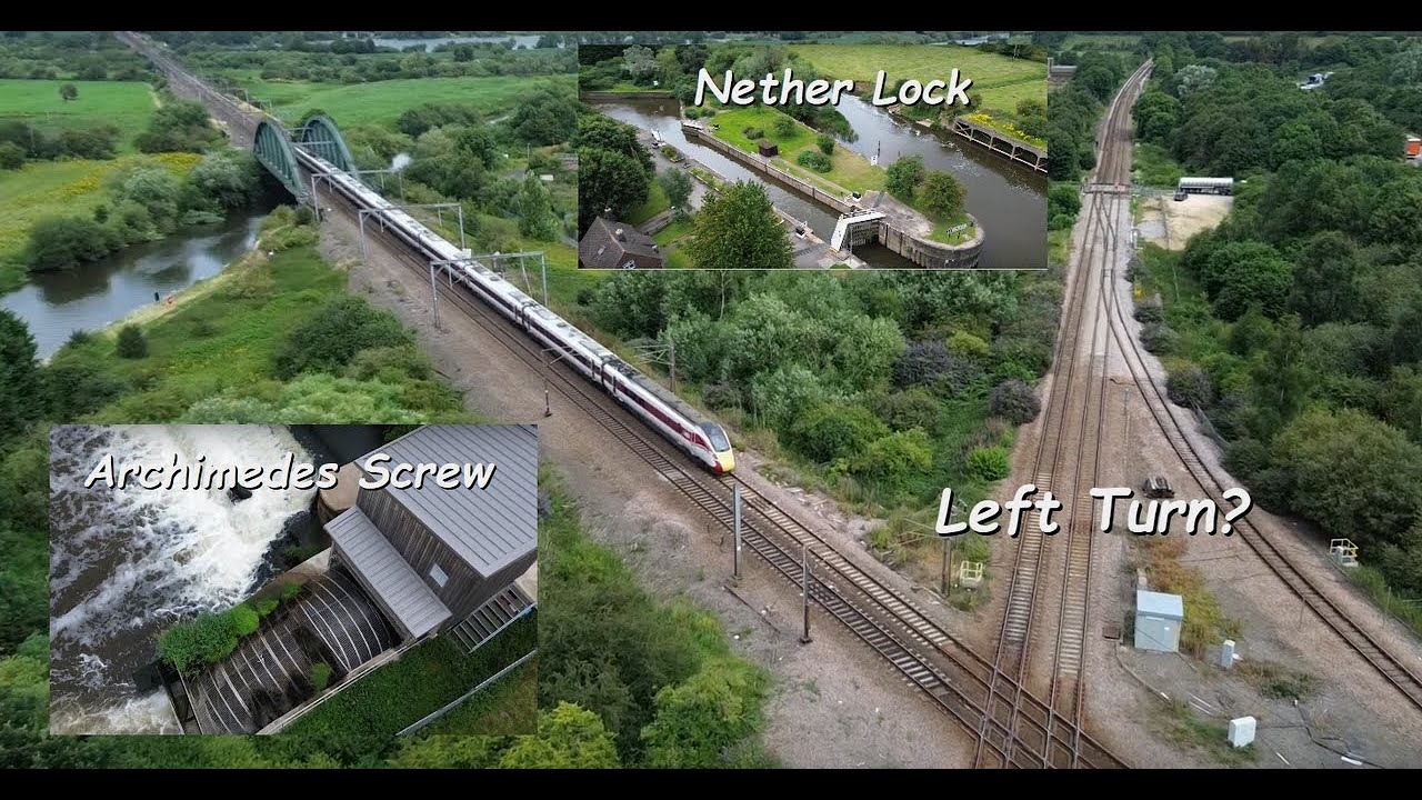 ARCHIMEDES Screw, Nether Lock and IMPOSSIBLE Train Crossroads - YouTube