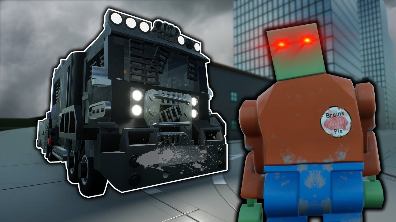 Zombie Buster Runs Through Lego Zombie Hordes in Brick Rigs! - YouTube