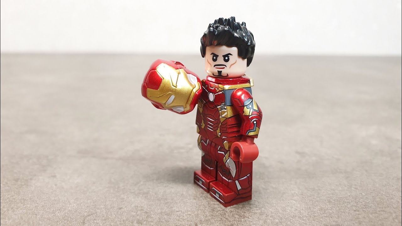 Lego Iron Man MK 46 Custom Mini figure(Captain America: Civil War ...