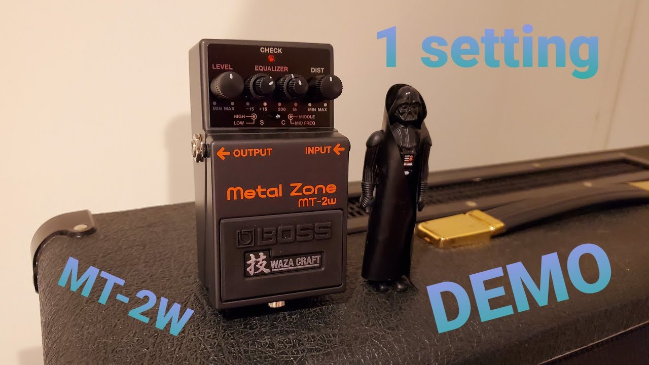 Boss MT-2W Metal Zone Demo! - YouTube