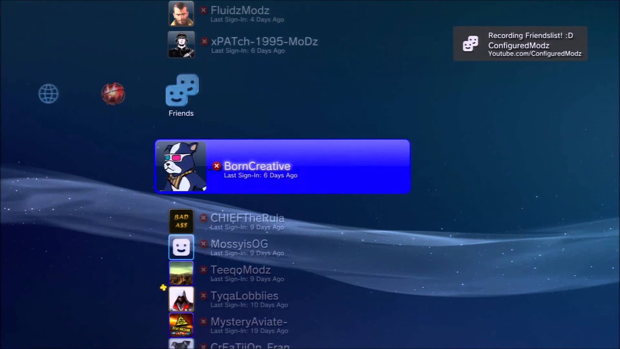 [PS3] iLikeModz - Friend List v3 - YouTube