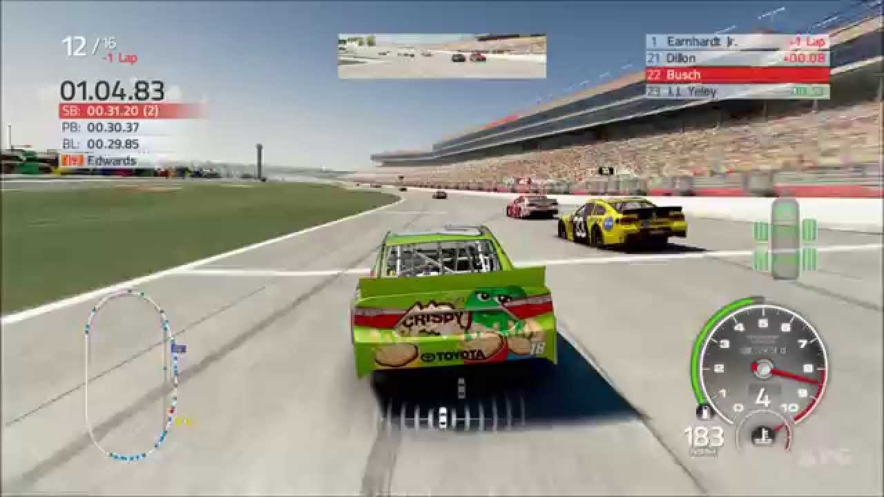 NASCAR '15 - Atlanta Motor Speedway Gameplay (PC HD) [1080p] - YouTube