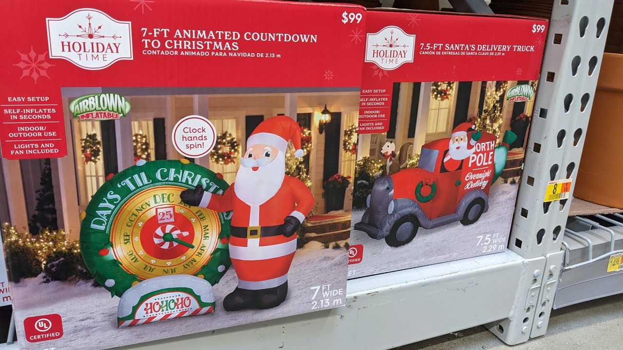 Walmart Christmas inflatables 2024 - YouTube